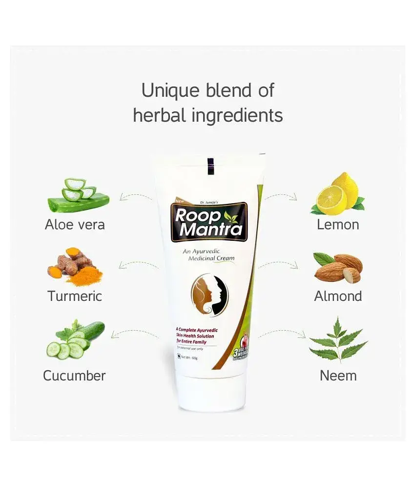 Roop Mantra Face Cream 60gm Pack of 2 Day Cream 120 gm Pack of 2 Buy Roop Mantra Face Cream 60gm Pack of 2 Day Cream 120 gm Pack of 2 at Best Prices in India Snapdeal